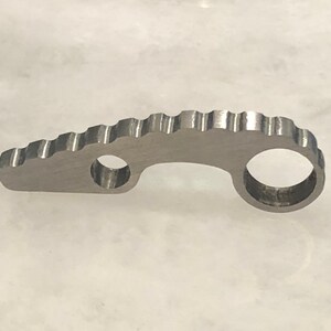 Satin Finish Titanium Back Spacer for Spyderco Para 3 C223GP Folder ...