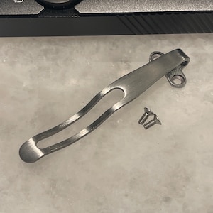 Titanium Deep Pocket Clip for Olight Arkfeld UV Arkfeld PRO Flashlight ...