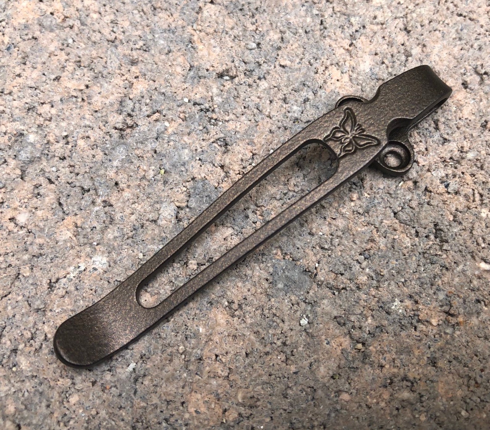 Dark Bronzetitanium Deep Carry Pocket Clip Made for Benchmade | Etsy