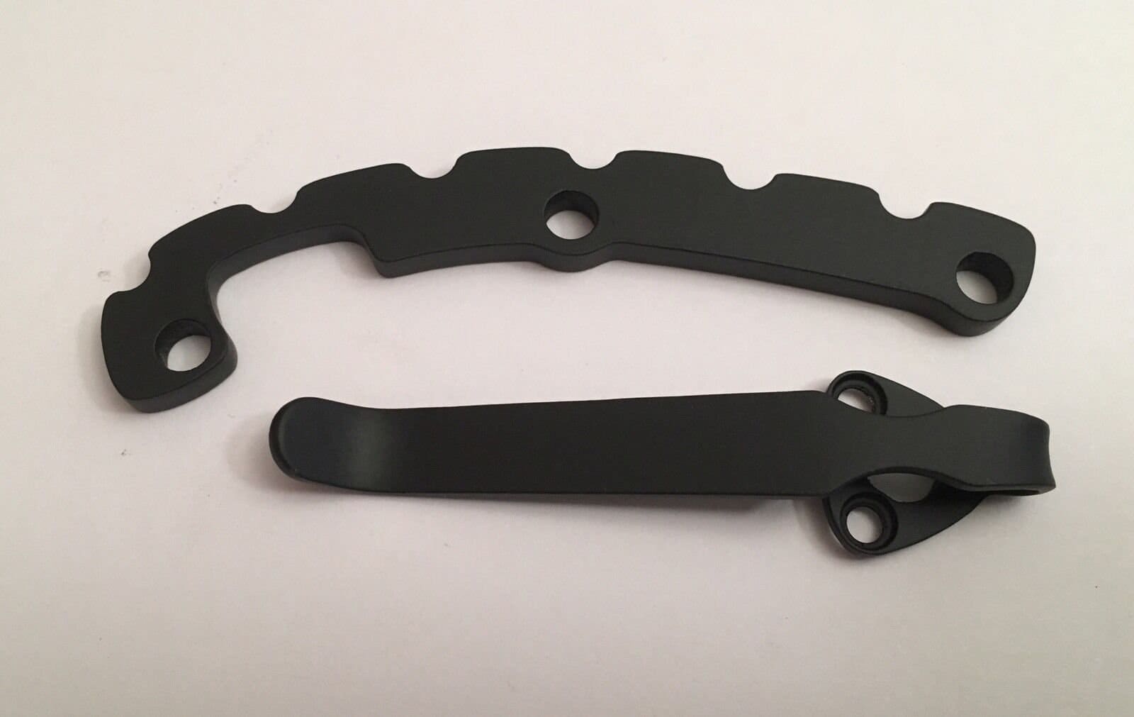 Black Titanium Back Spacer & Pocket Clip Set for Spyderco - Etsy