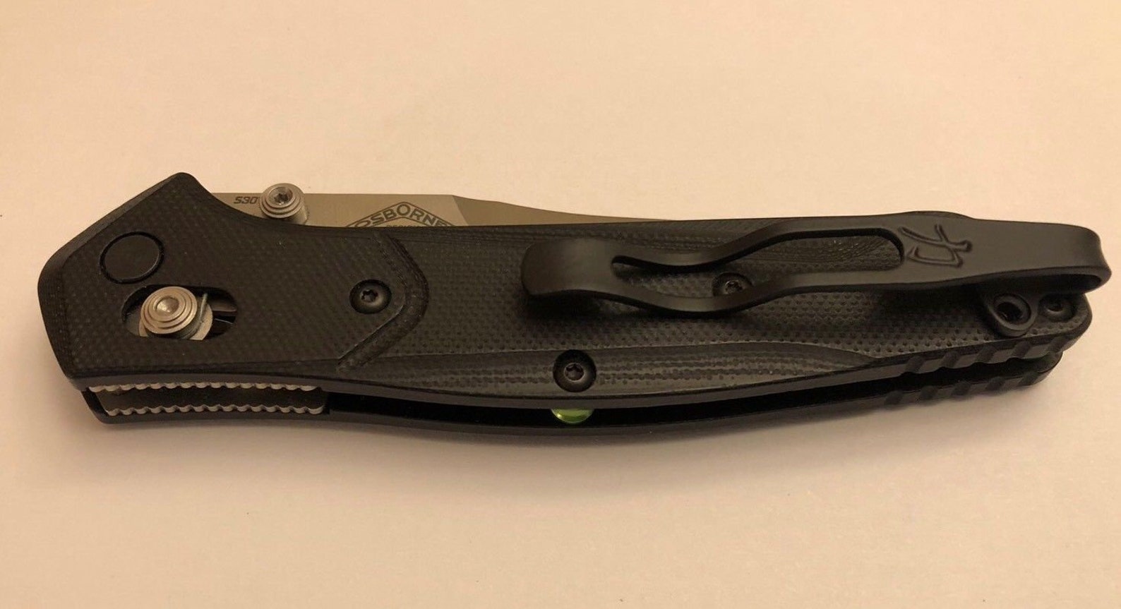 Matte Black Titanium Deep Pocket Clip for Benchmade 940 | Etsy