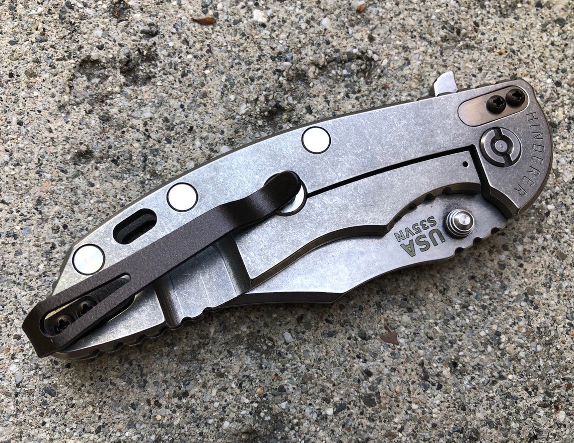 Dark Vintage Bronze Titanium Deep Carry Pocket Clip Made for - Etsy