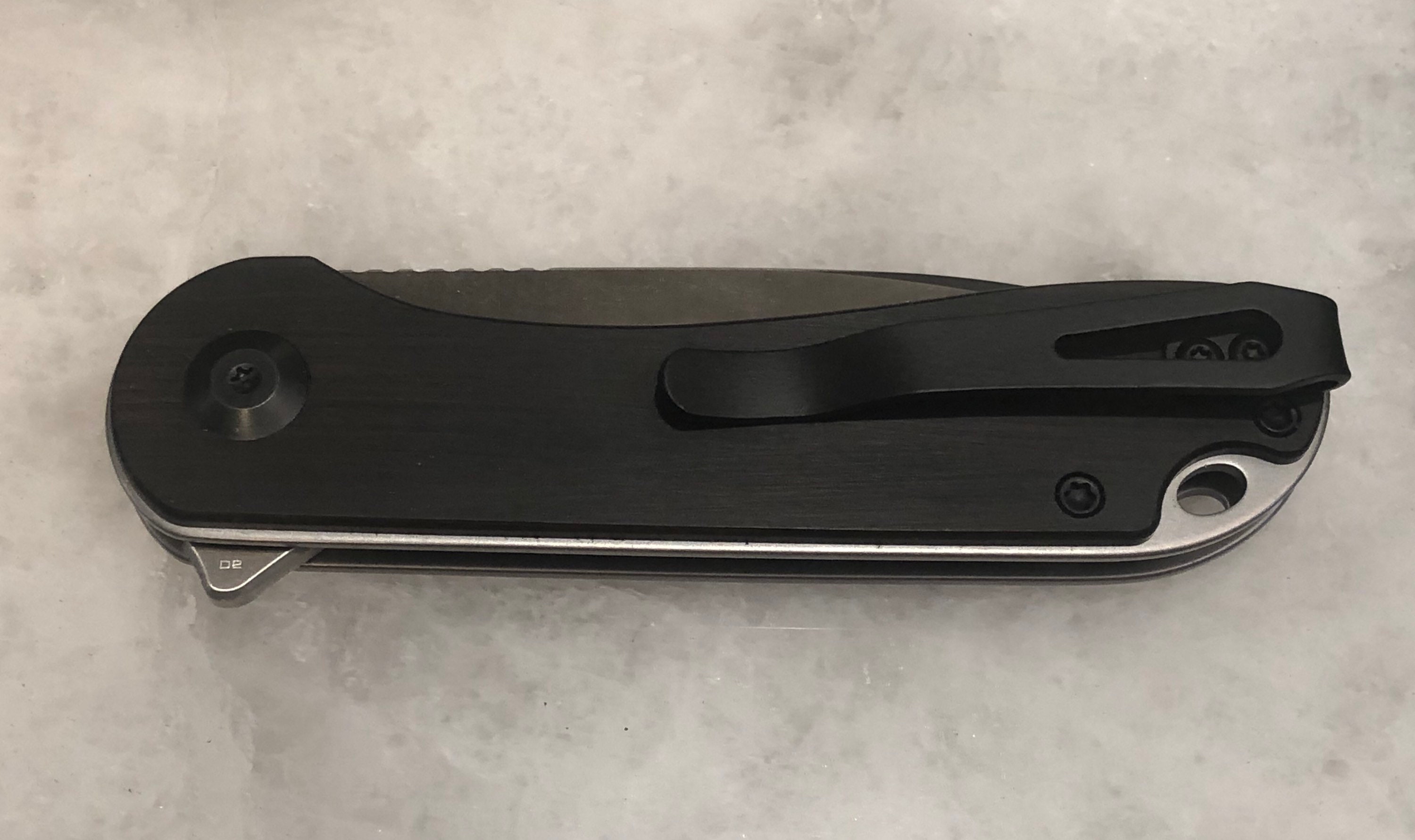 Black Titanium Deep Pocket Clip for WE Knife CIVIVI Elementum Knife - Etsy