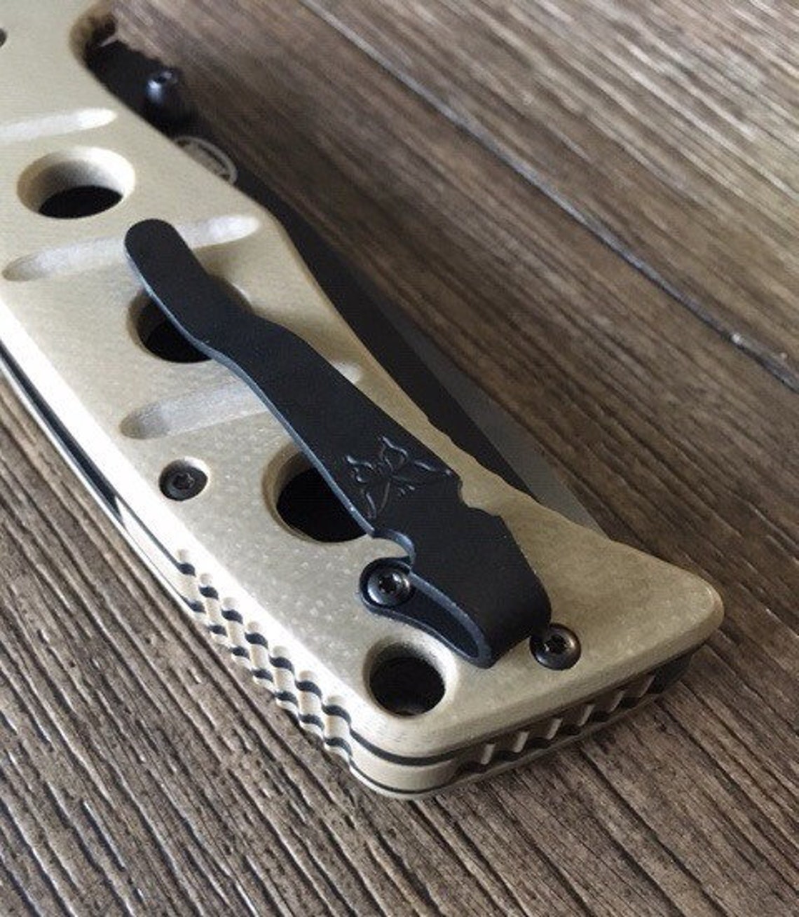Matte Black Titanium Deep Carry Pocket Clip Made for Benchmade - Etsy