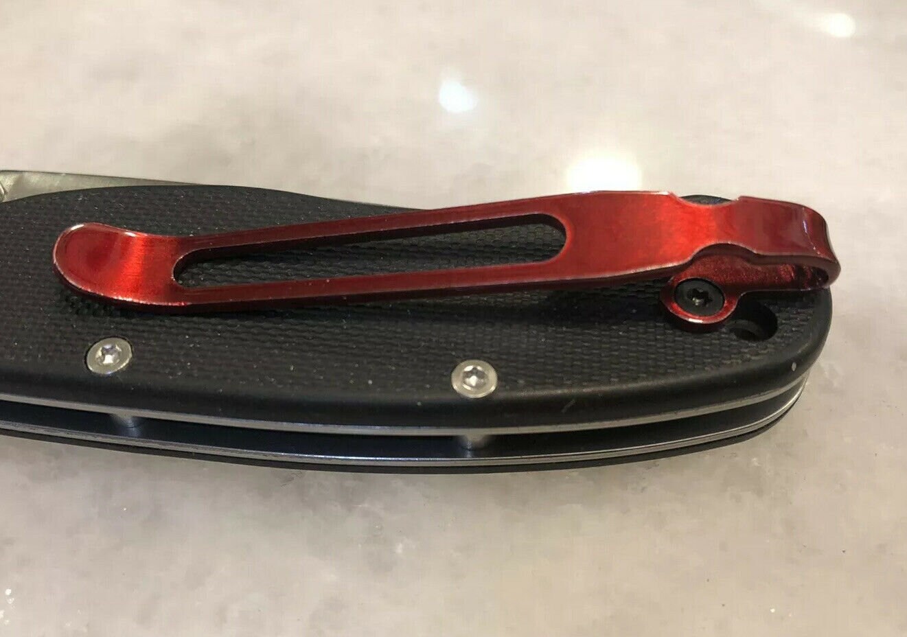 Red Titanium Deep Pocket Clip for Ontario Rat 2 Knife 8860 | Etsy