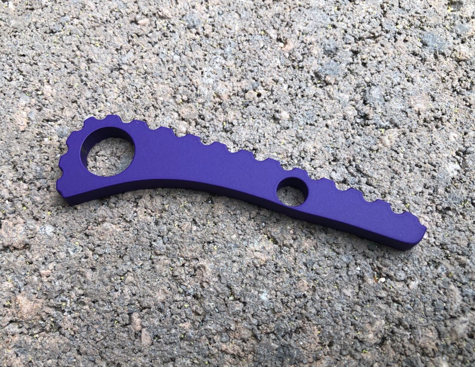 Flat Purple Titanium Back Spacer for Spyderco Paramilitary 2 - Etsy