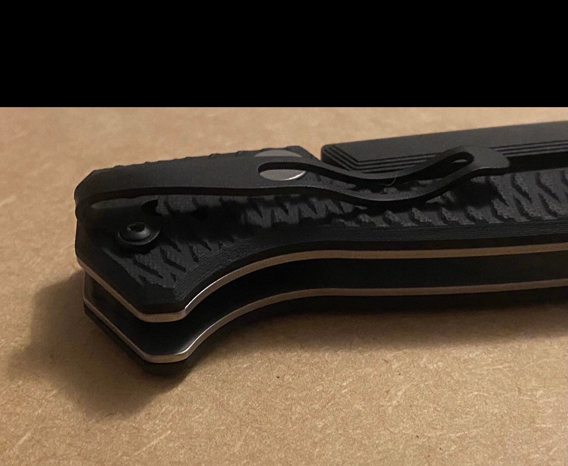Black Titanium Deep Carry Pocket Clip for Cold Steel AD-15 | Etsy