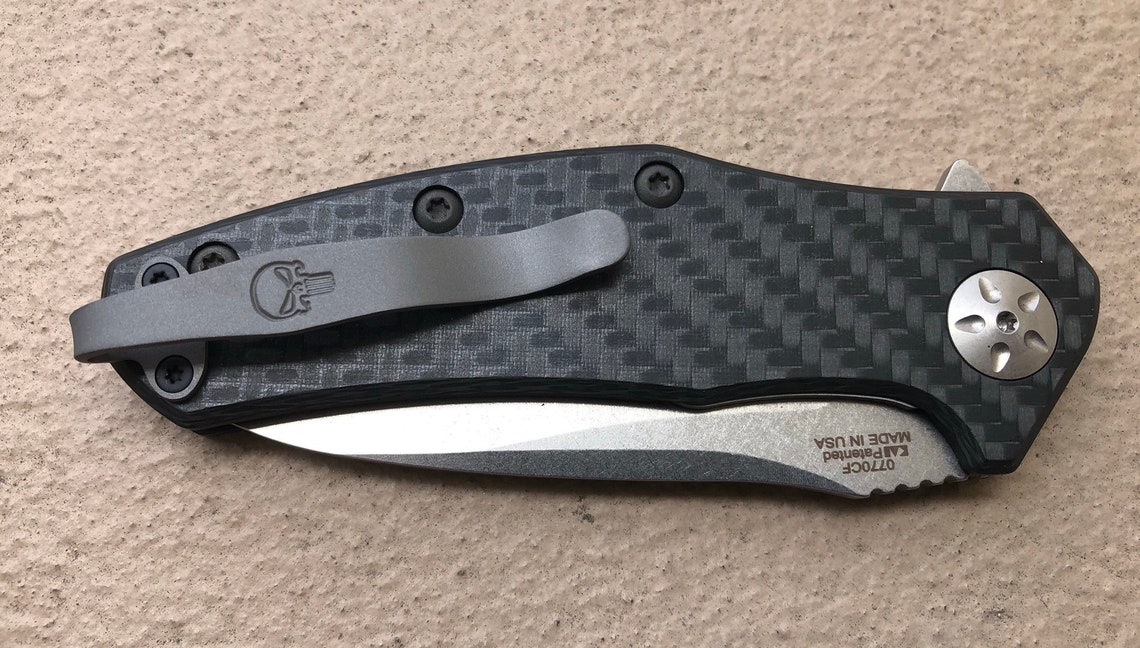 Gray Titanium Pocket Clip for Zero Tolerance Knife ZT0770 | Etsy
