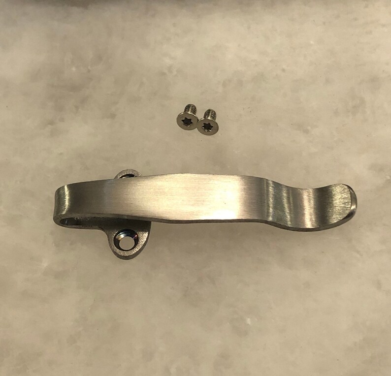 Satin Titanium Deep Carry Pocket Clip for Microtech LUDT 135-1 Knife - Etsy