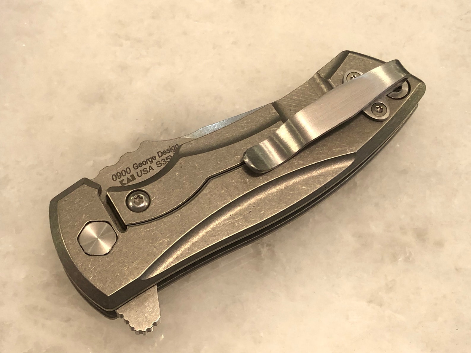 Satin Titanium Deep Pocket Clip For Zero Tolerance ZT Knife | Etsy