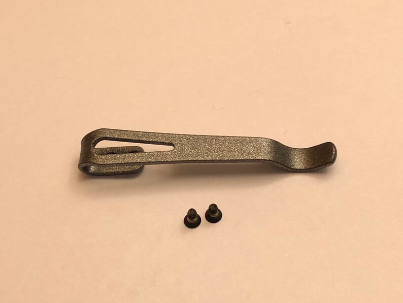 Gun Metal Gray Titanium Deep Carry Pocket Clip Made for | Etsy