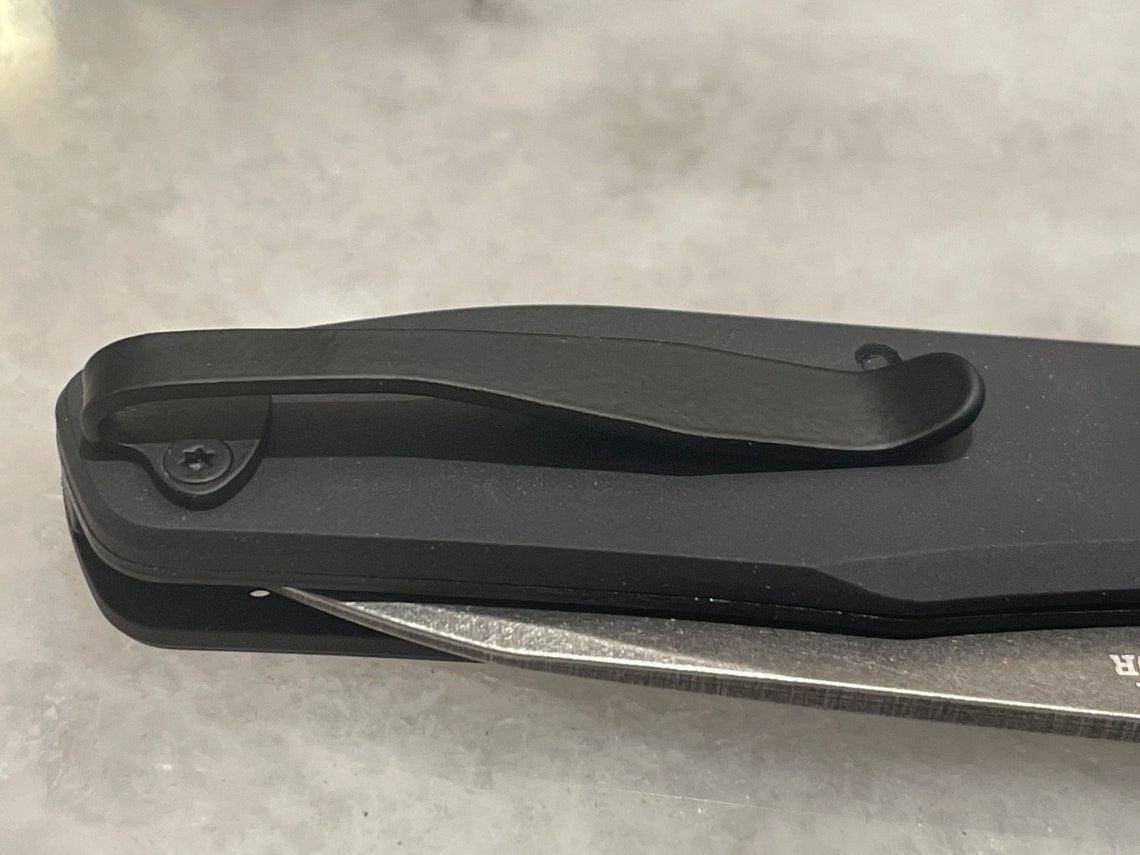 Black Titanium Deep Carry Pocket Clip for Gerber Fastball Folder Knife ...