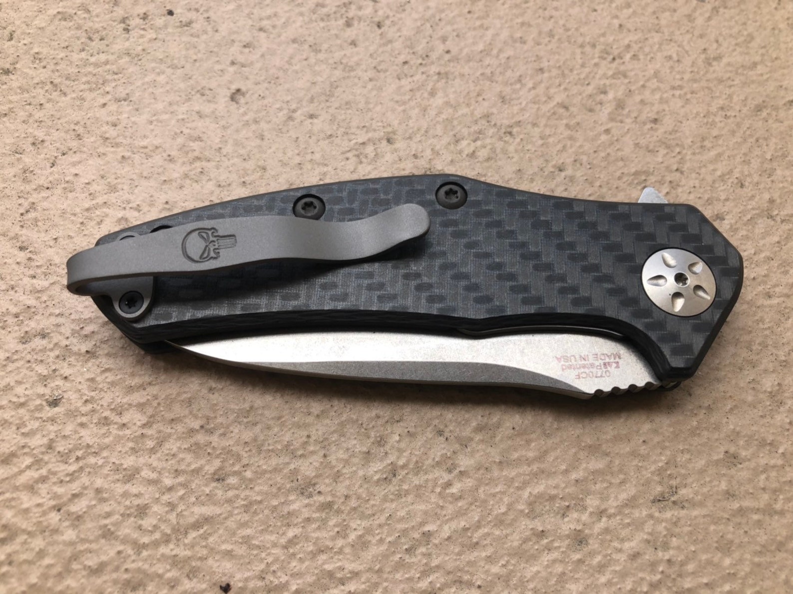 Gray Titanium Pocket Clip for Zero Tolerance Knife ZT0770 | Etsy