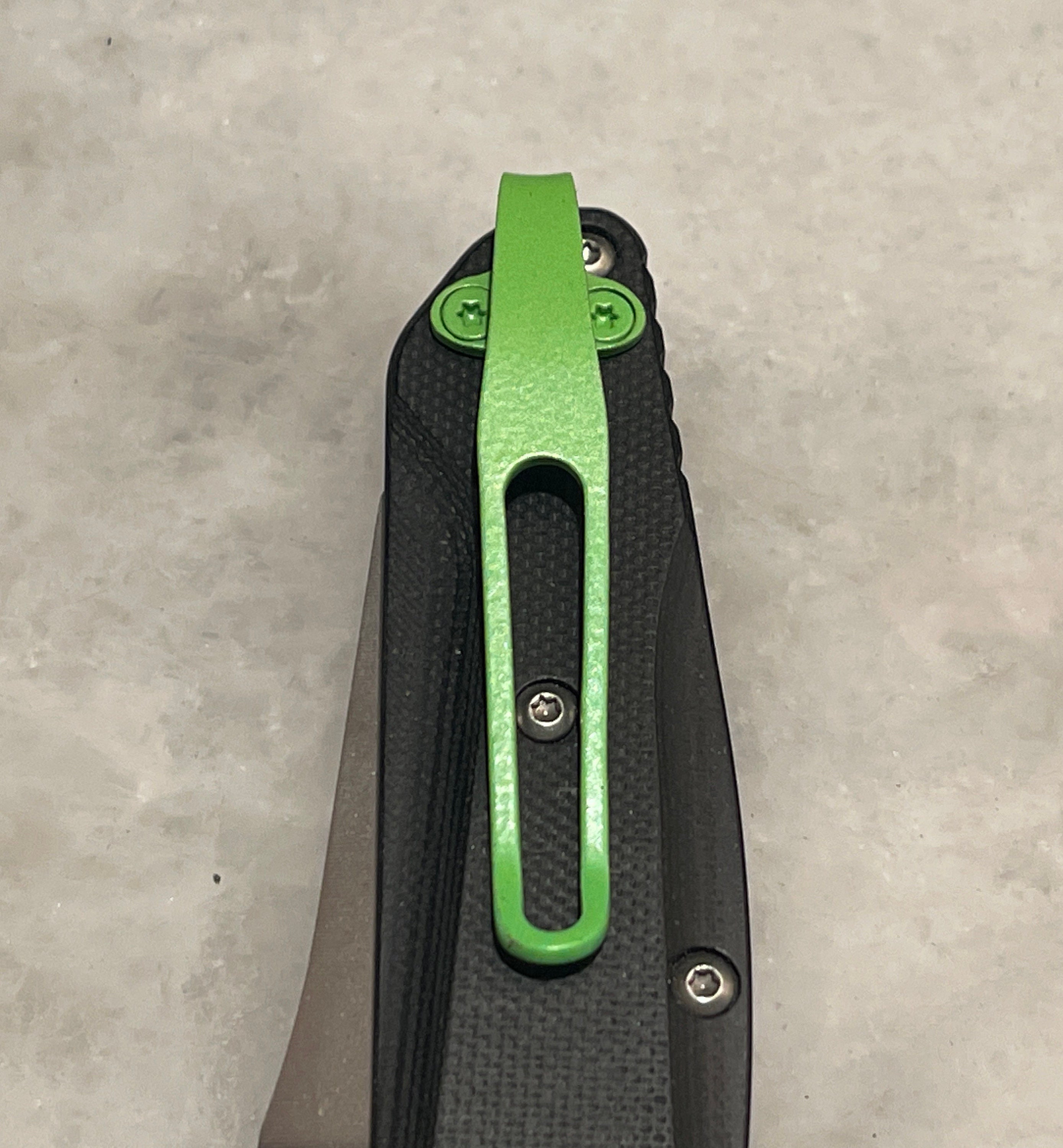 Zombie Green Titanium Deep Carry Pocket Clip for Benchmade 940 - Etsy