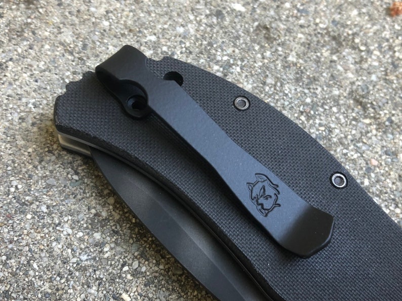 Matte Black Titanium Deep Carry Pocket Clip Made for Zero - Etsy