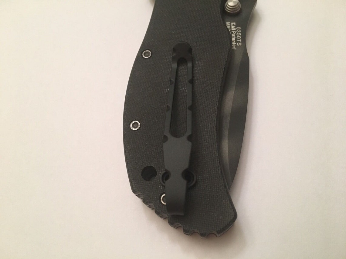 Matte Black Titanium Pocket Clip for Zero Tolerance ZT0300 - Etsy