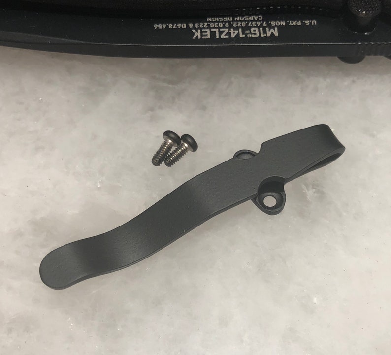 Flat Black Titanium Deep Carry Pocket Clip for CRKT M16-14ZLEK - Etsy