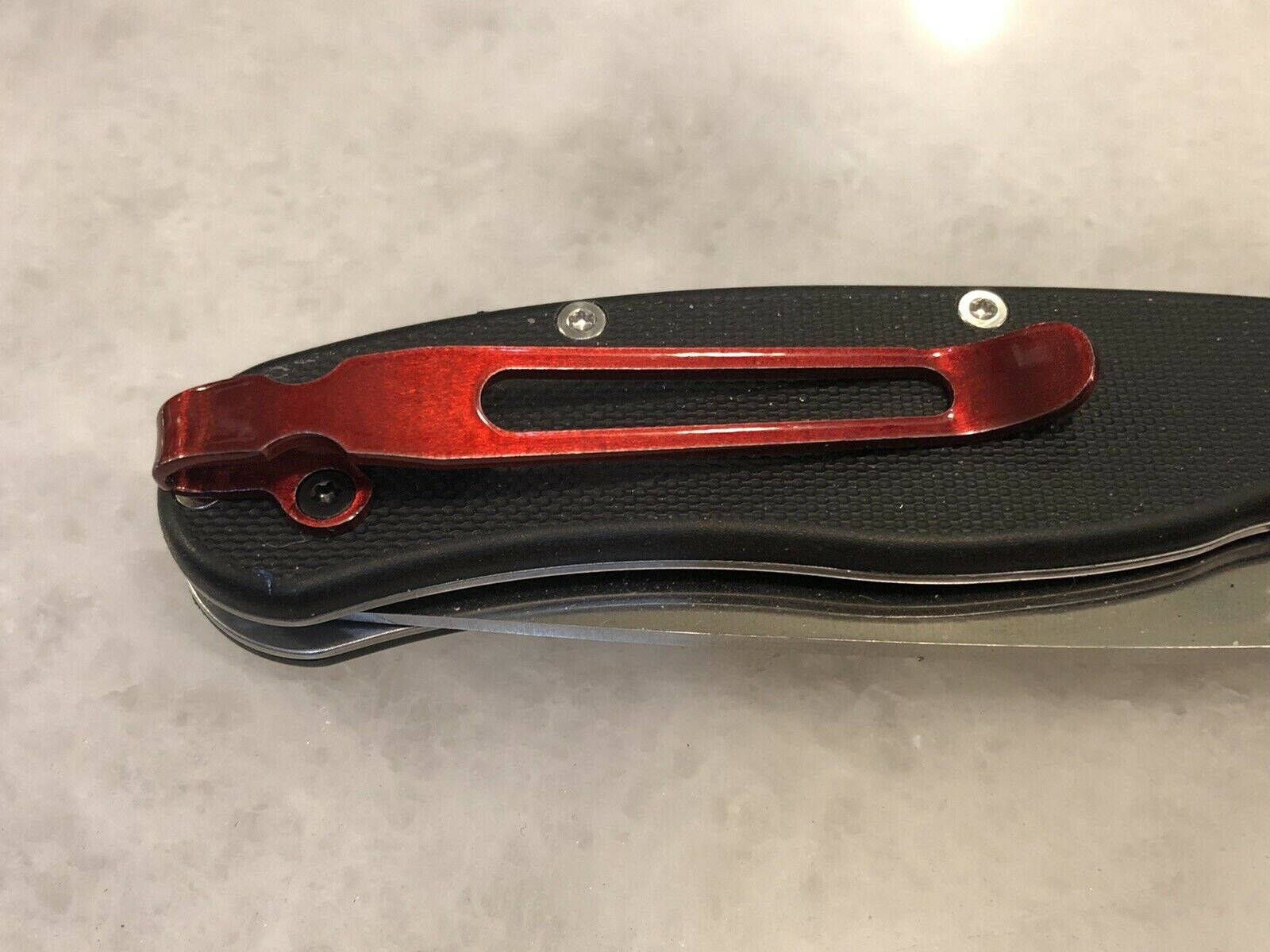 Red Titanium Deep Pocket Clip for Ontario Rat 2 Knife 8860 | Etsy
