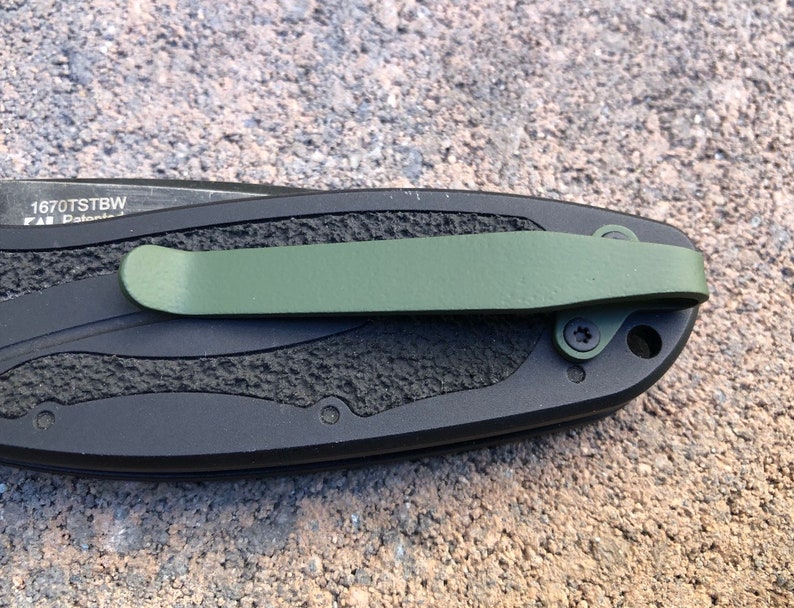 Matte OD Green Titanium Deep Carry Pocket Clip Compatible With - Etsy