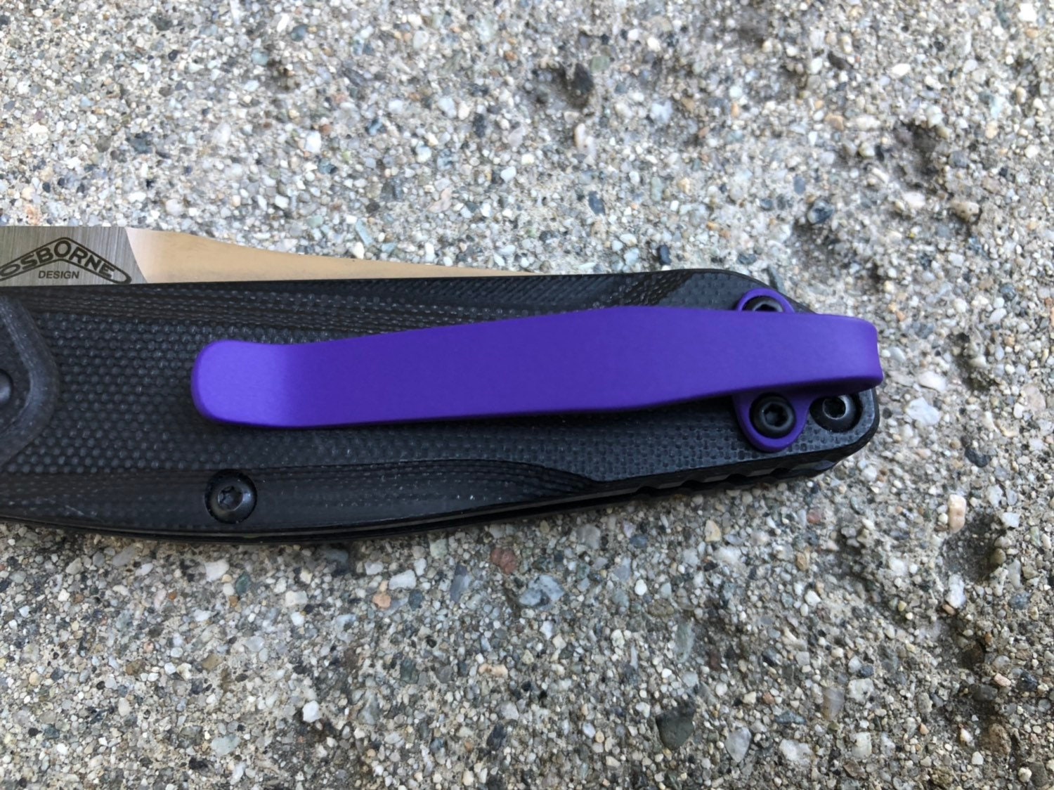 Black Titanium Deep Pocket Clip for Benchmade 940 Pocket | Etsy