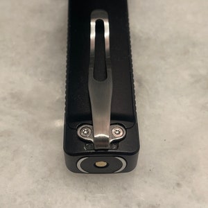 Titanium Deep Pocket Clip for Olight Arkfeld UV Arkfeld PRO Flashlight ...