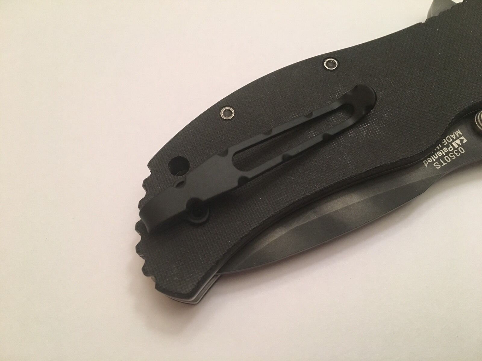 Matte Black Titanium Pocket Clip for Zero Tolerance ZT0300 - Etsy