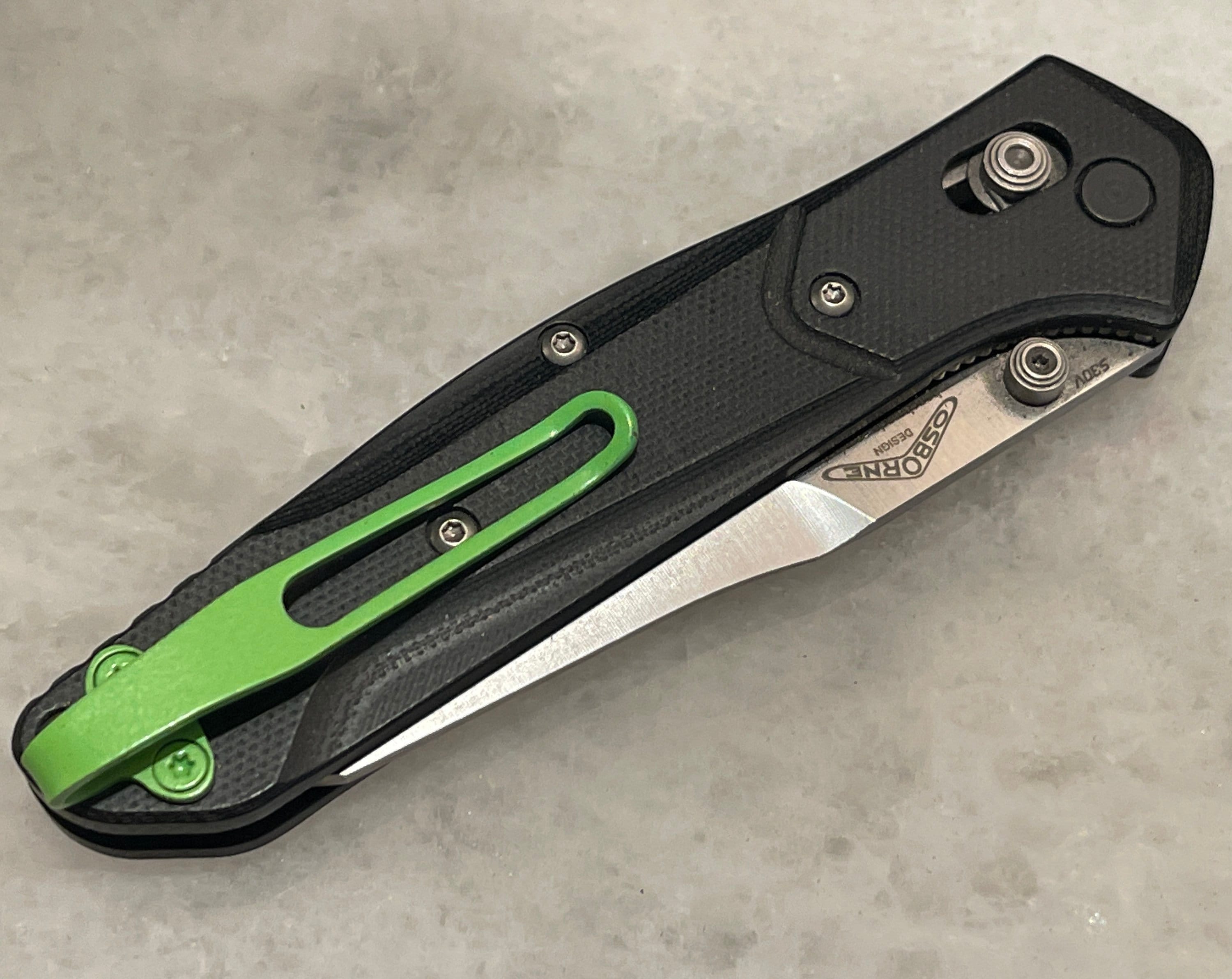Zombie Green Titanium Deep Carry Pocket Clip for Benchmade 940 - Etsy