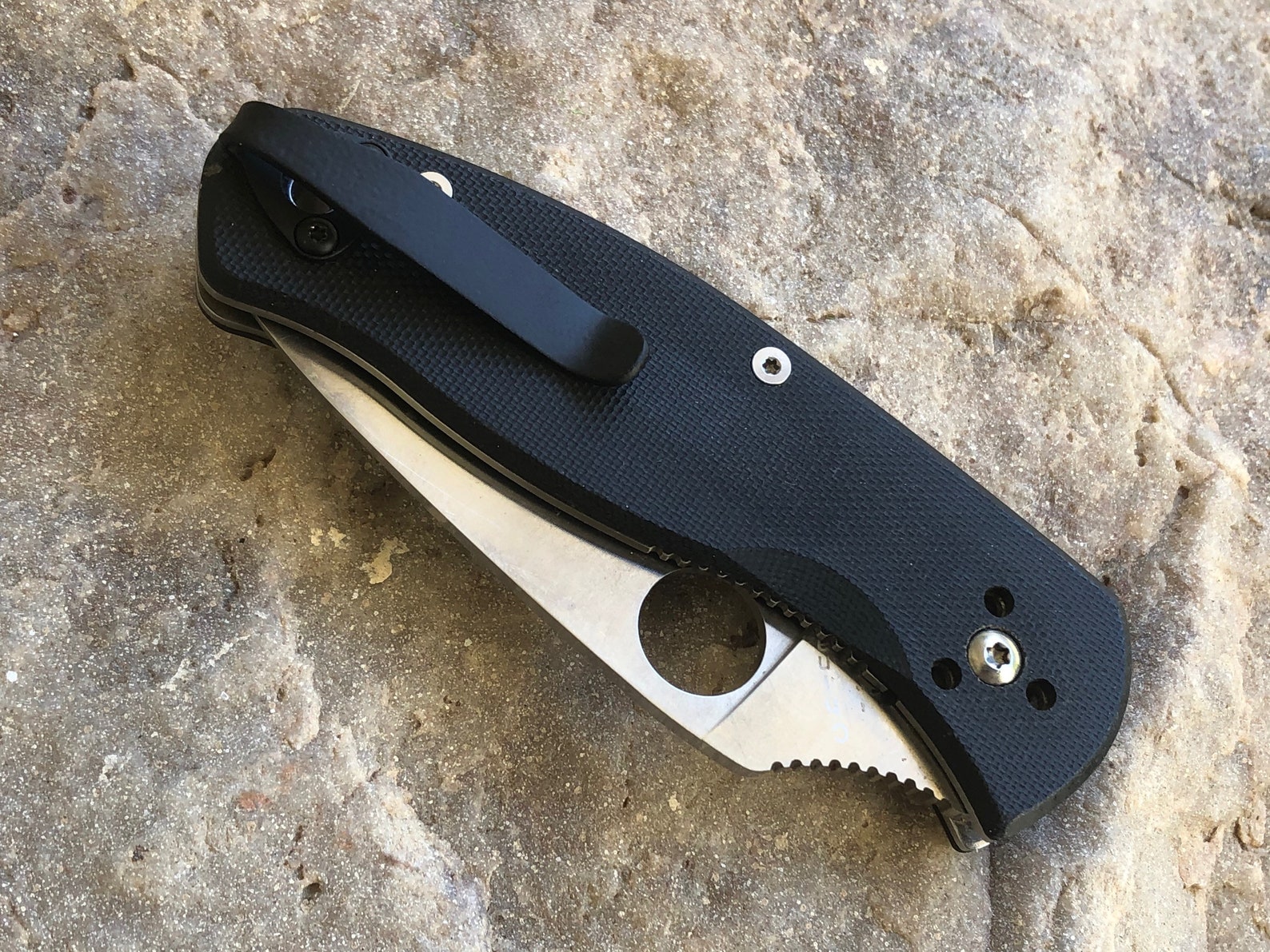 Black Titanium Clip Made for Spyderco Ambitious Tenacious Persistence ...