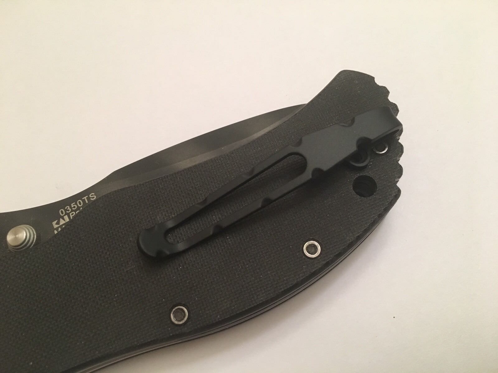 Matte Black Titanium Pocket Clip for Zero Tolerance ZT0300 - Etsy