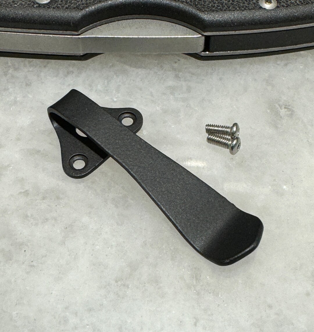 Flat Black Titanium Deep Carry Pocket Clip for Cold Steel 4 Max 5 Max ...