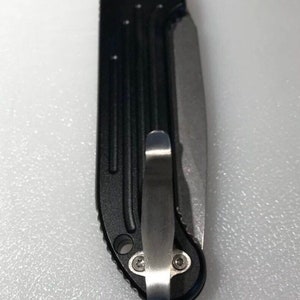 Matte Black Titanium Deep Carry Pocket Clip for Microtech LUDT 135-1 ...