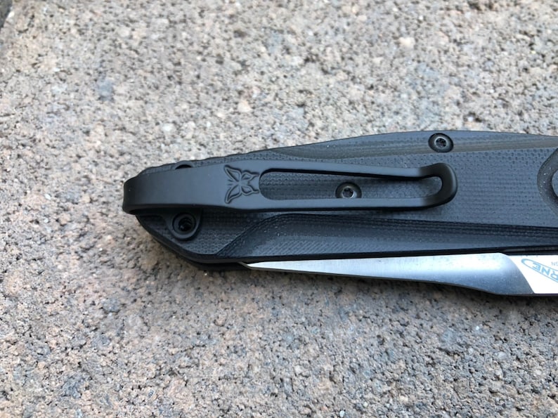 Matte Black Titanium Deep Carry Pocket Clip Made for Benchmade - Etsy