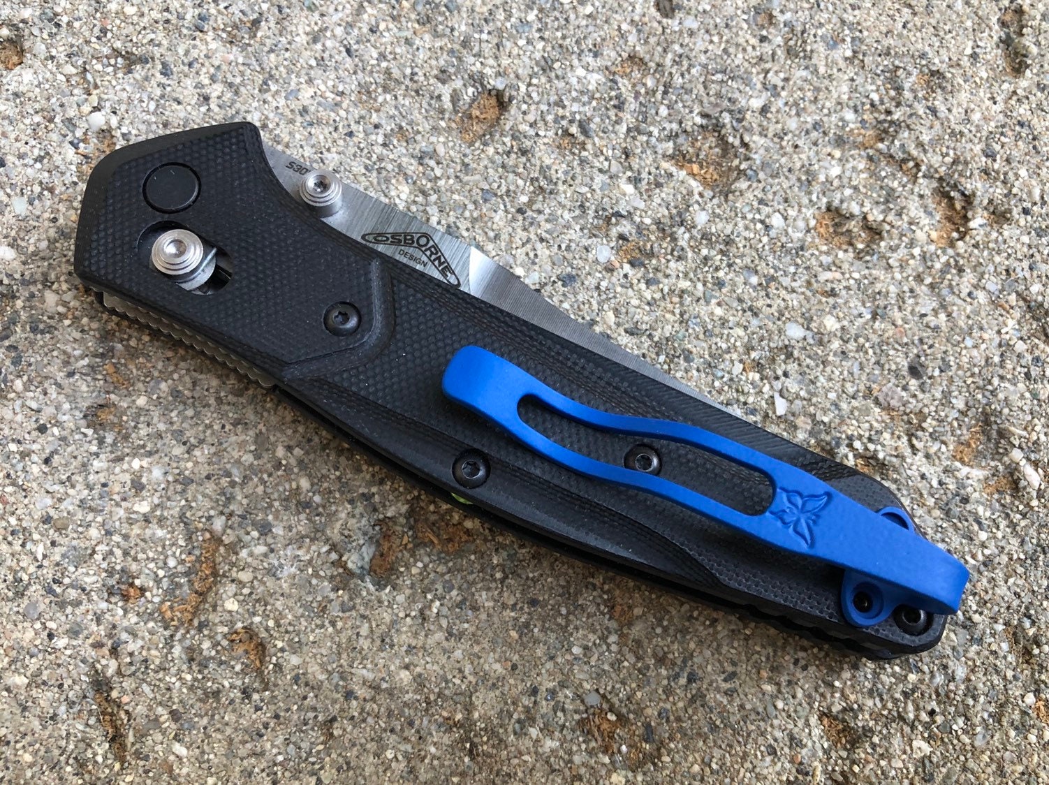 Blue Titanium Deep Carry Pocket Clip Made for Benchmade - Etsy