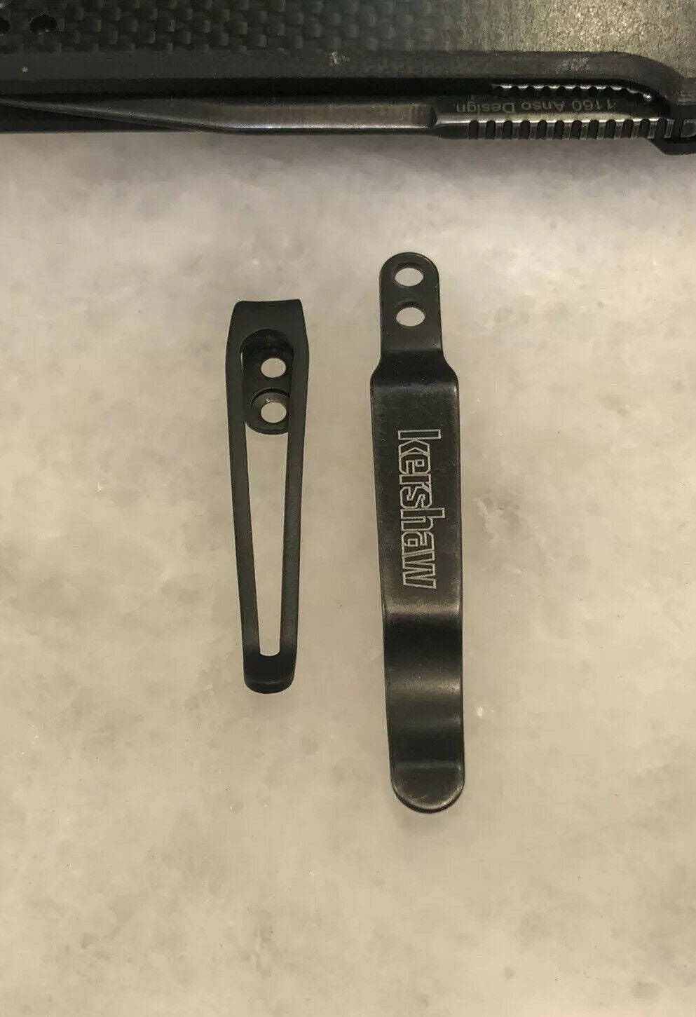 Matte Black Titanium Deep Carry Pocket Clip for Kershaw | Etsy