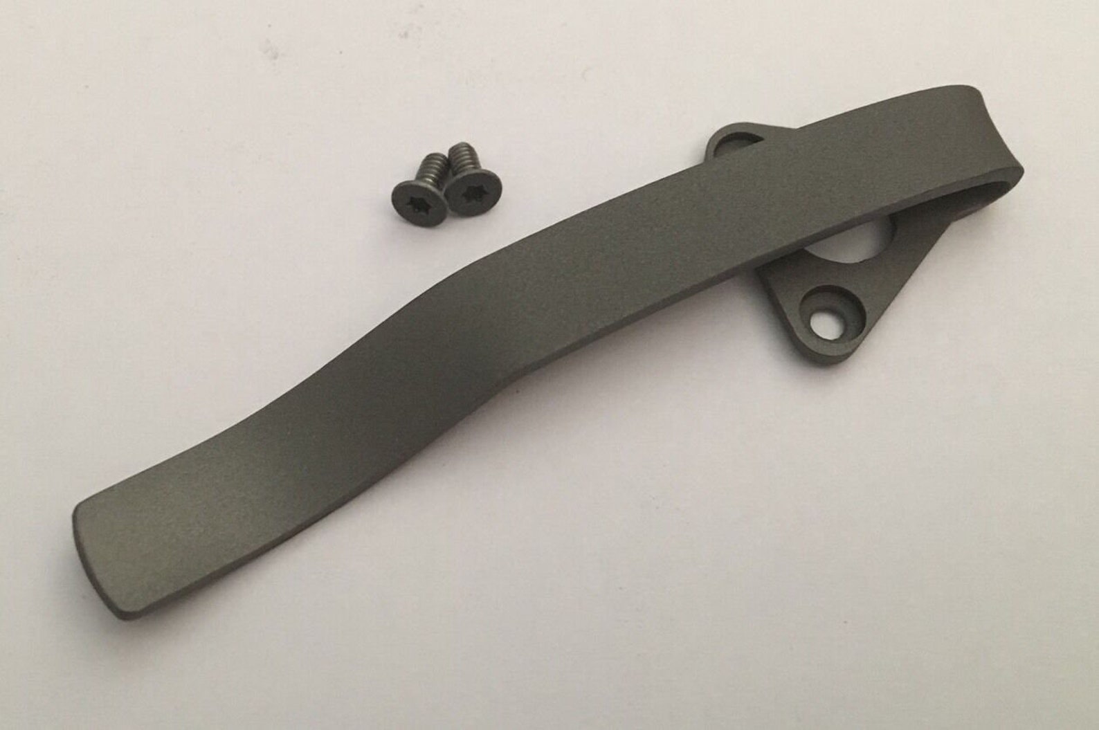 Titanium Back Spacer and Pocket Clip Set for Spyderco Military - Etsy