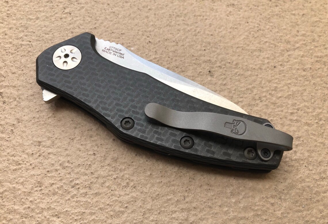 Gray Titanium Pocket Clip for Zero Tolerance Knife ZT0770 | Etsy