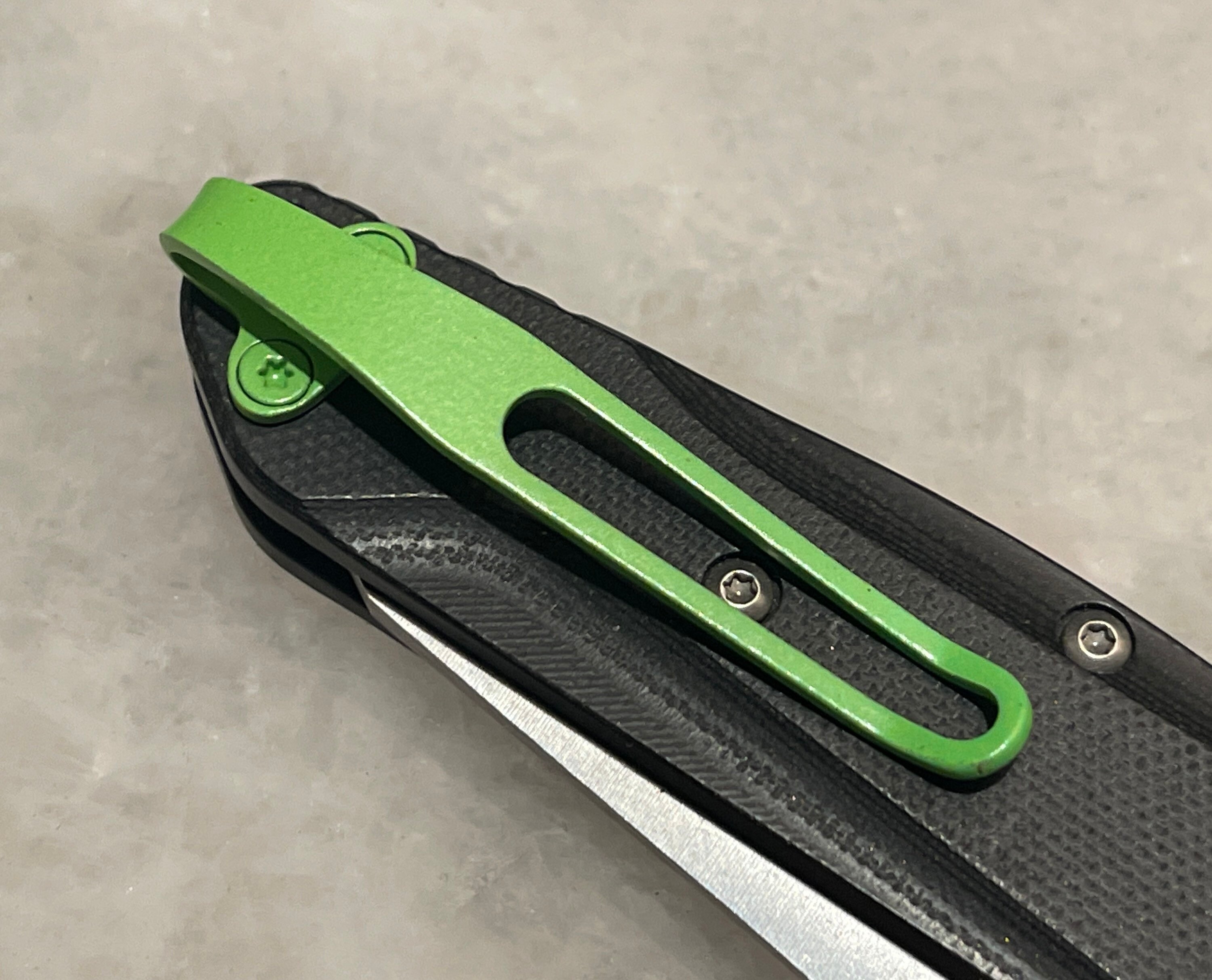 Zombie Green Titanium Deep Carry Pocket Clip for Benchmade 940 - Etsy