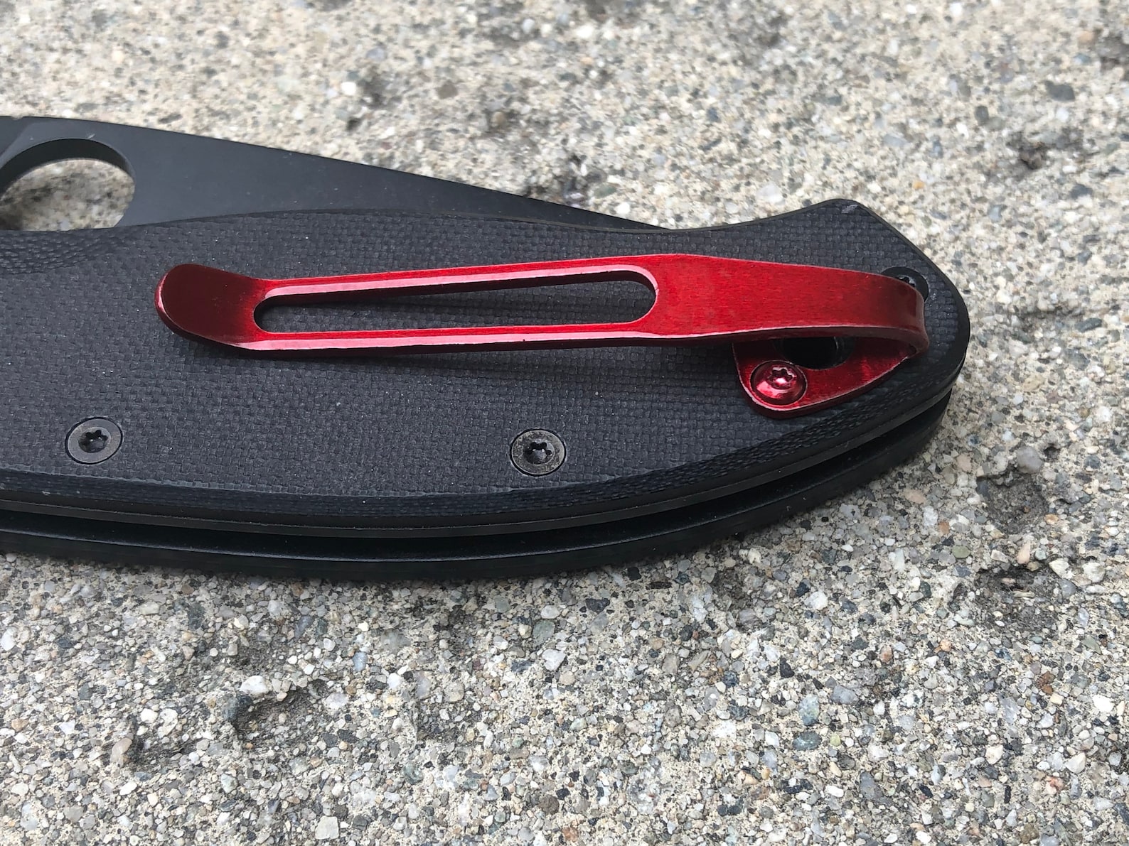 Red Titanium Deep Carry Clip for Spyderco Tenacious - Etsy