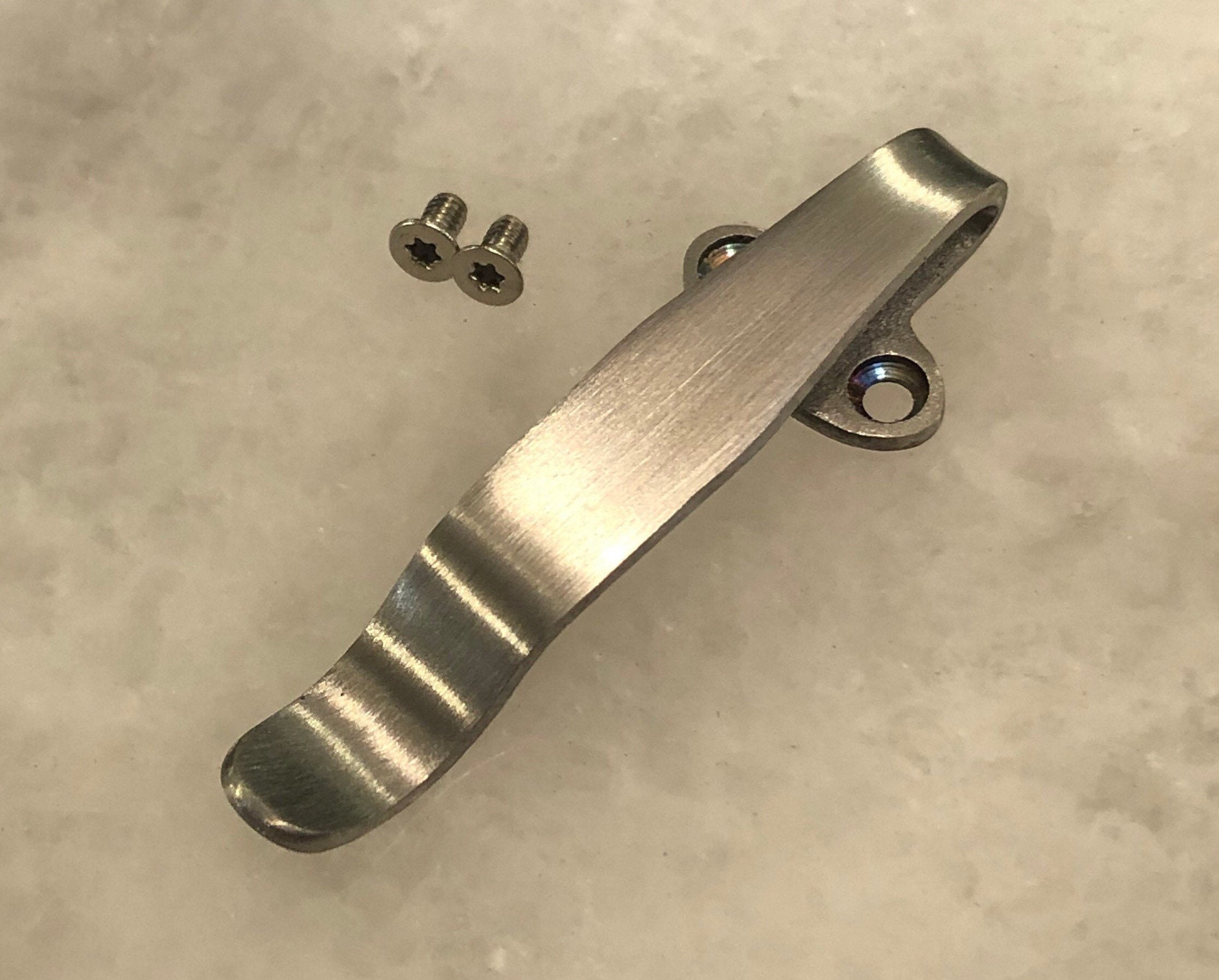 Satin Titanium Deep Carry Pocket Clip for Microtech LUDT 135-1 Knife - Etsy