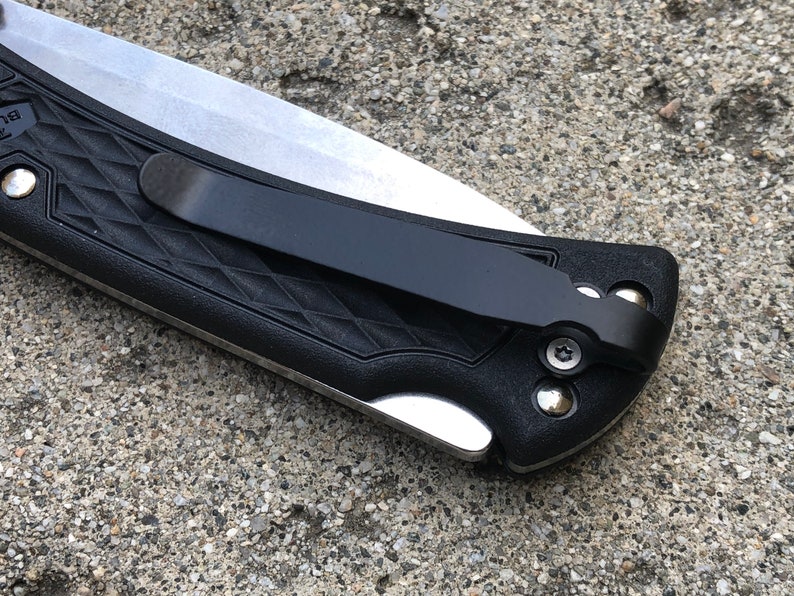 Flat Black Titanium Deep Carry Pocket Clip for Buck 110 Slim | Etsy