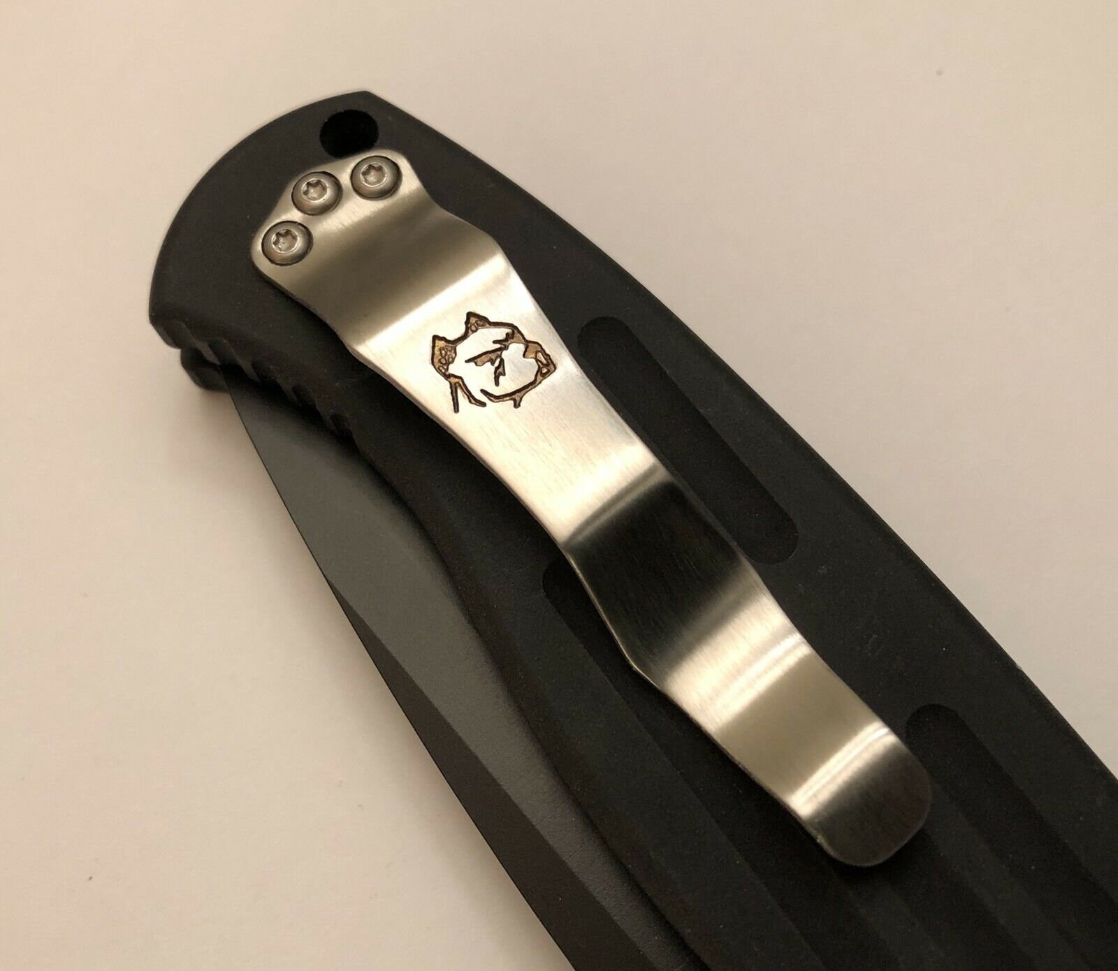 Satin Titanium Pocket Clip Made for Benchmade AFO II 9050 9051 | Etsy