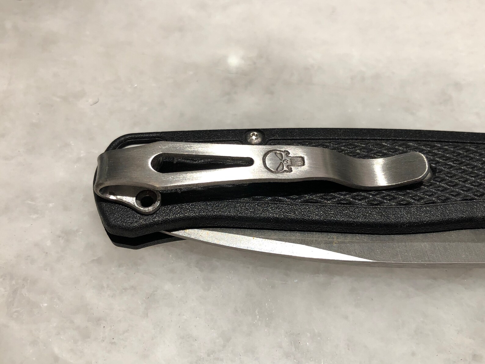 Satin Titanium Deep Carry Pocket Clip for Benchmade Bugout 535 - Etsy