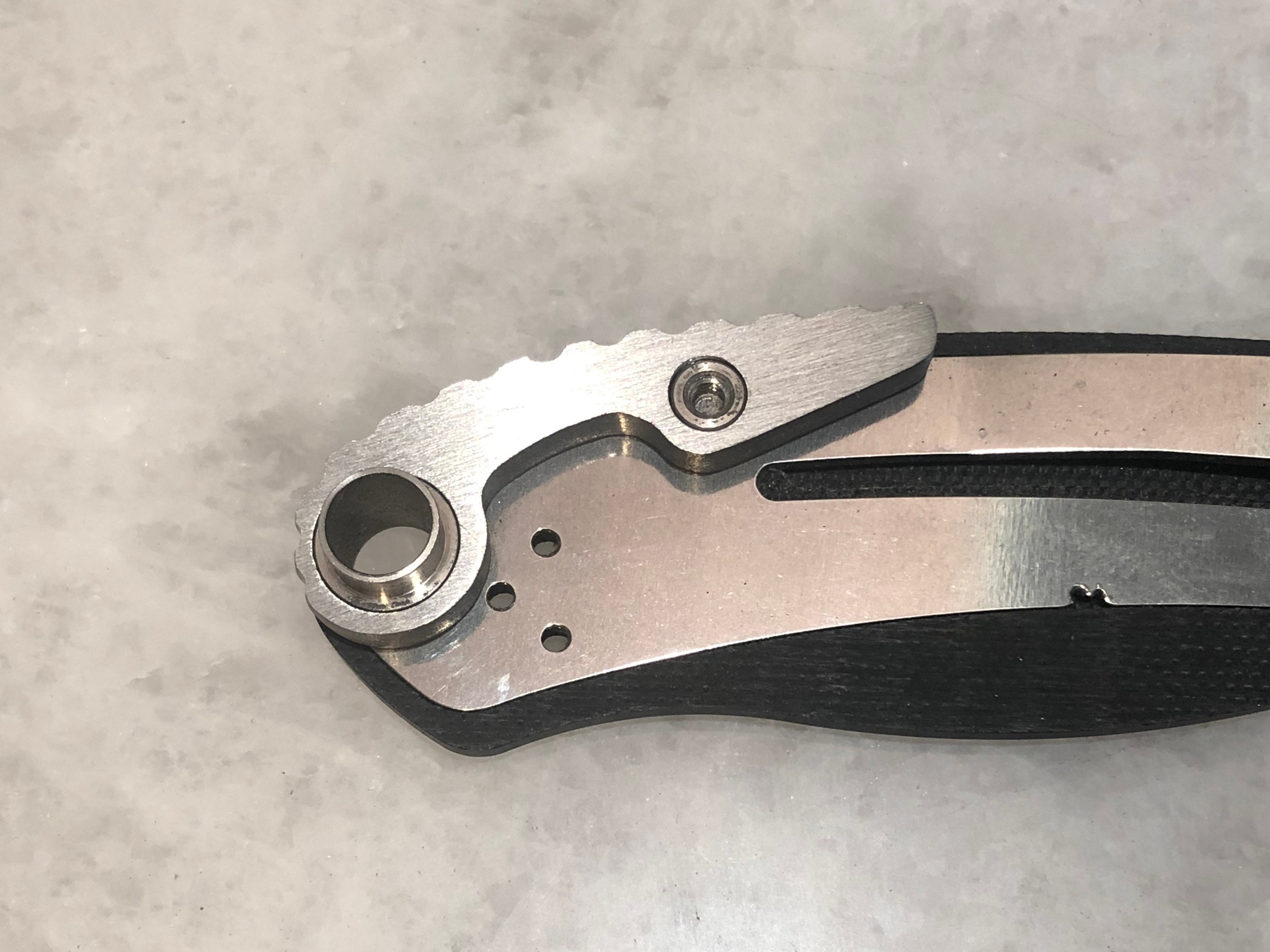 Satin Finish Titanium Back Spacer for Spyderco Para 3 C223GP | Etsy