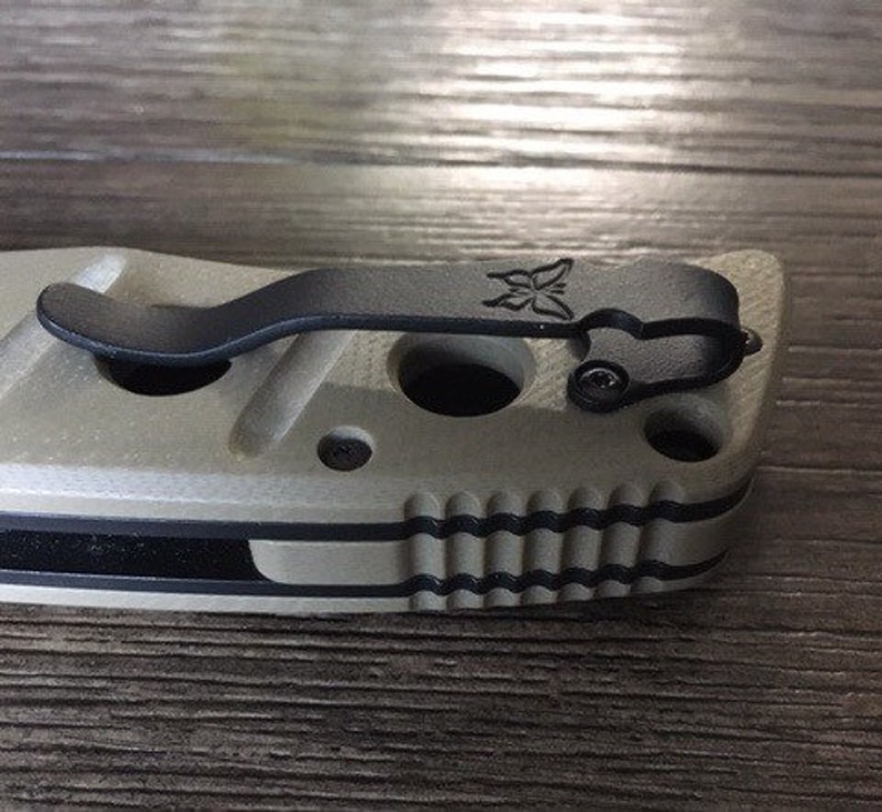 Matte Black Titanium Deep Carry Pocket Clip Made for Benchmade - Etsy