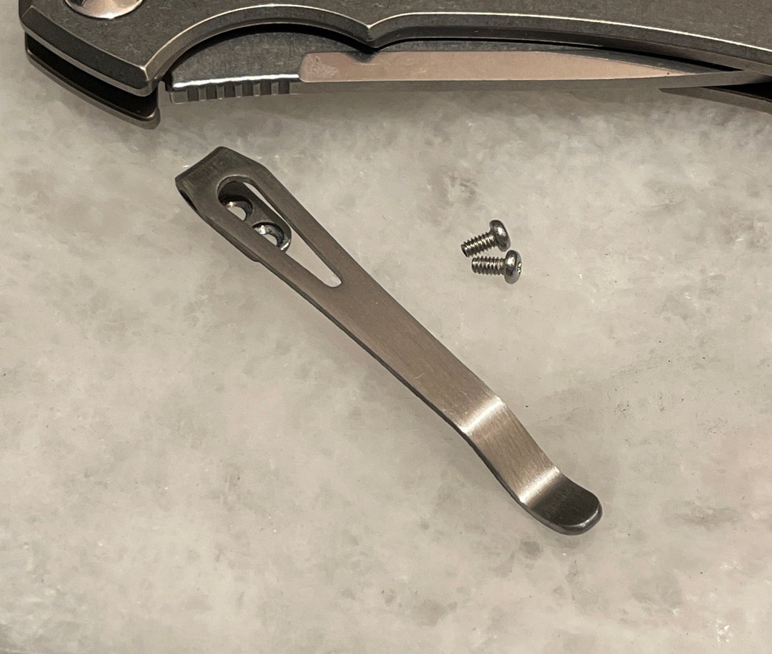 Titanium Deep Carry Pocket Clip for Zero Tolerance ZT0450 Folding Knife ...