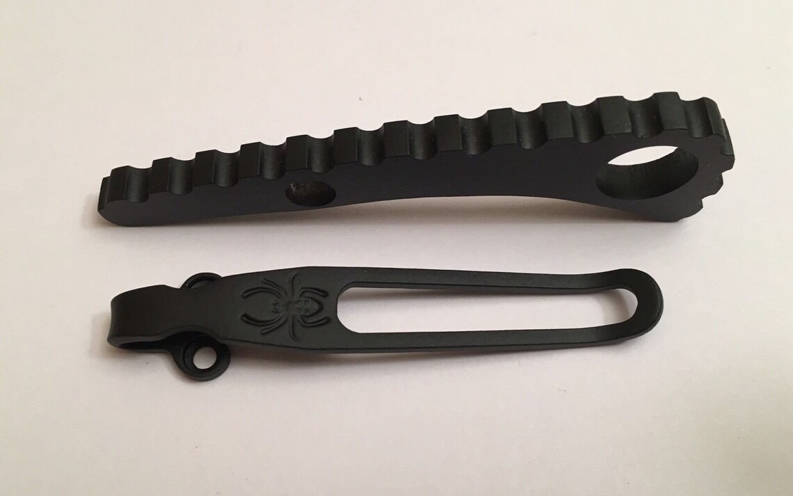 Titanium Back Spacers and Pocket Clip Set for Spyderco | Etsy