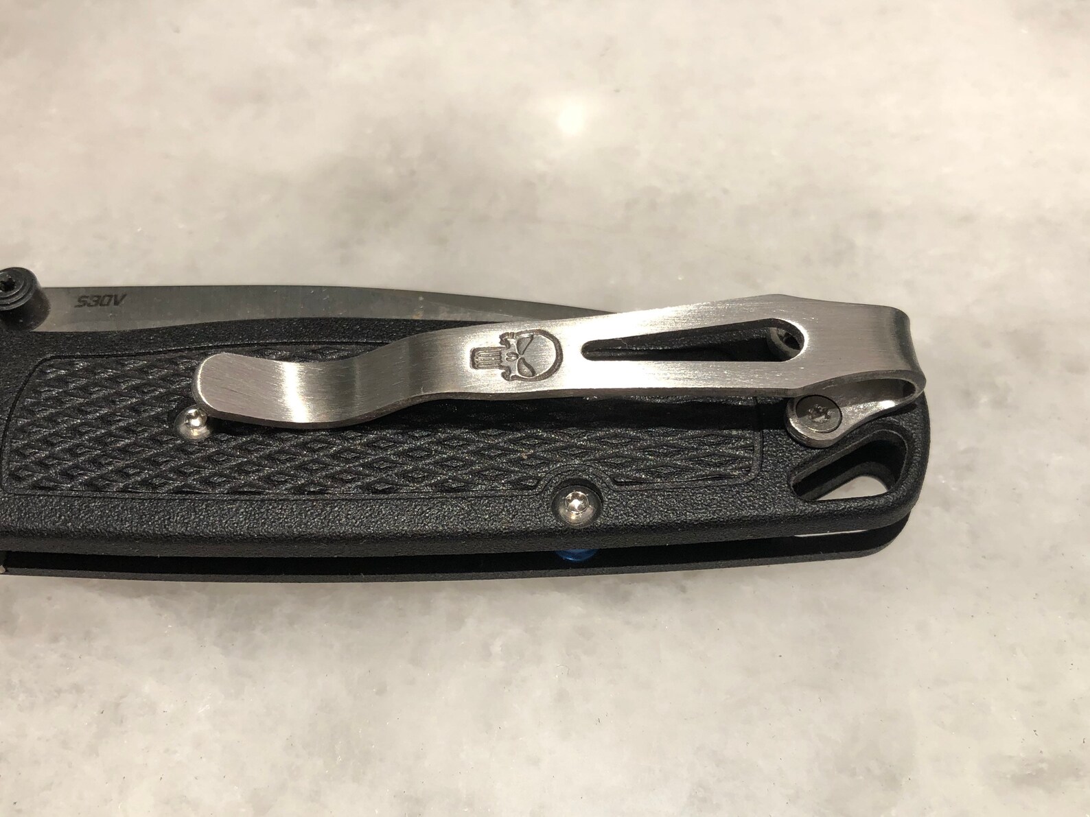 Satin Titanium Deep Carry Pocket Clip for Benchmade Bugout 535 - Etsy