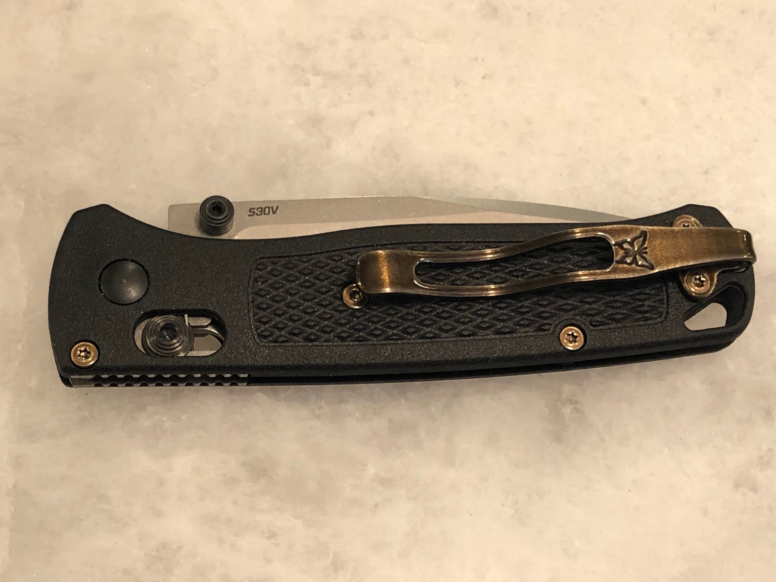 Gold Titanium Deep Carry Pocket Clip Made for Benchmade Bugout - Etsy