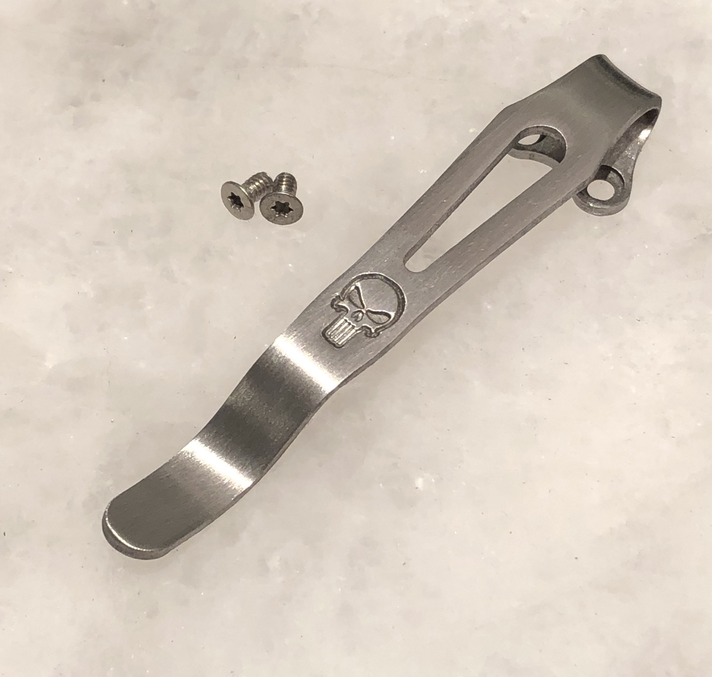 Satin Titanium Deep Carry Pocket Clip for Benchmade Bugout 535 - Etsy