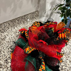 Juneteenth Centerpiece | Table Decor | Black and Red Centerpieces ...